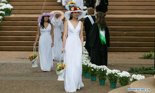 Graduates attend commencement at Hockaday School in Texas, US - Global ...