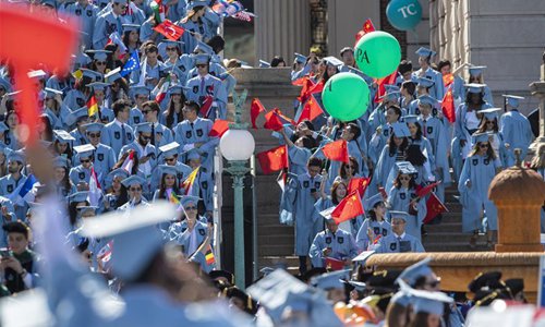 Graduate students attend Columbia University Commencement ceremony in ...