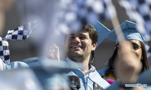 Graduate students attend Columbia University Commencement ceremony in ...