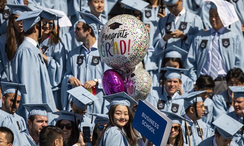 Graduate students attend Columbia University Commencement ceremony in ...