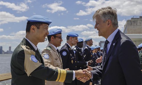 Two Chinese military officers awarded UN peacekeeping medal - Global Times
