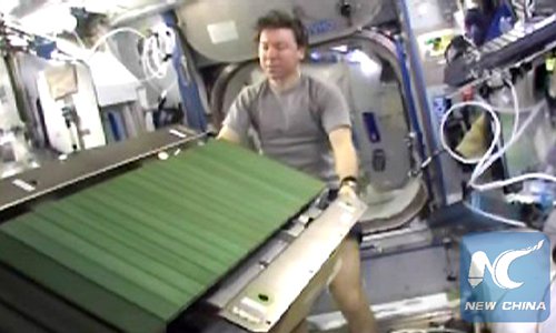 Russia develops new gym machine for space station astronauts - Global Times