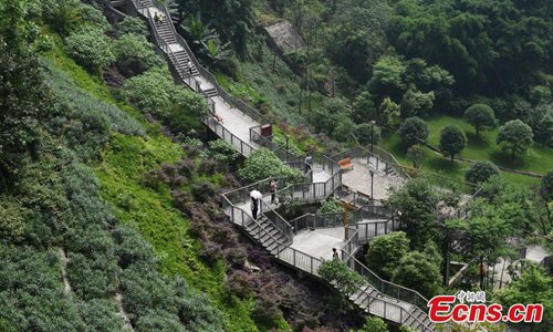 100-meter-high pathway in 'mountain city' Chongqing - Global Times