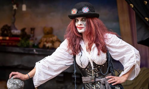 People take part in Perunfest at Lukavec Castle in Croatia - Global Times