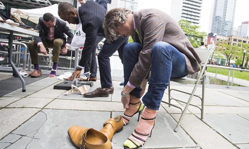 2019 Walk a Mile in Her Shoes event held in Toronto, Canada - Global Times