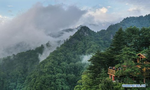 Scenery of Wulongdong National Forest Park in China's Shaanxi - Global ...