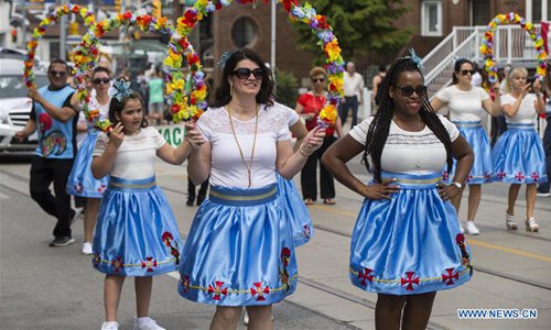 2019 Portugal Day Parade held in Toronto, Canada - Global Times