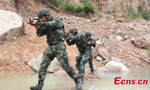 Snow Leopard commandos in intensive training - Global Times