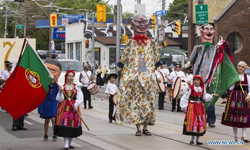 2019 Portugal Day Parade held in Toronto, Canada - Global Times