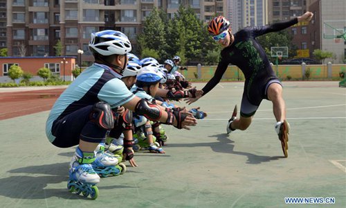 Primary school in Hebei introduces roller skating as community activity ...