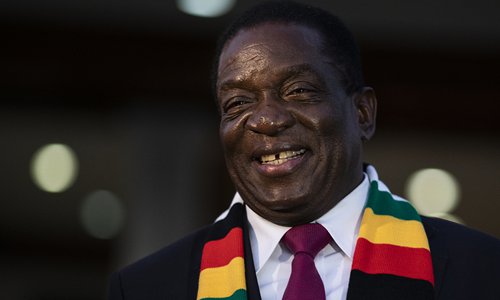 Zimbabwean president hails Chinese firm for progress in building new ...