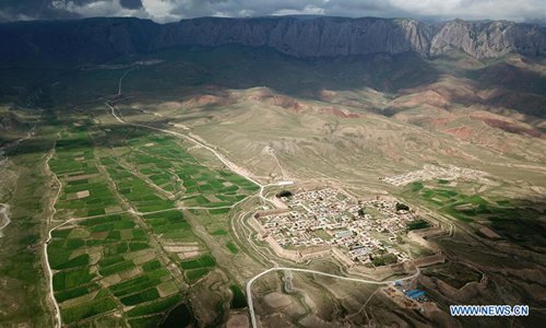 Ancient town of Bajiao in NW China's Gansu - Global Times
