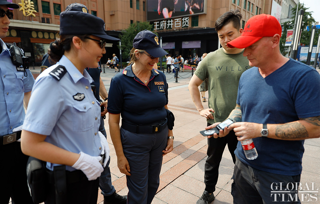 China-Italy police joint patrolling kicks off in Beijing - Global Times