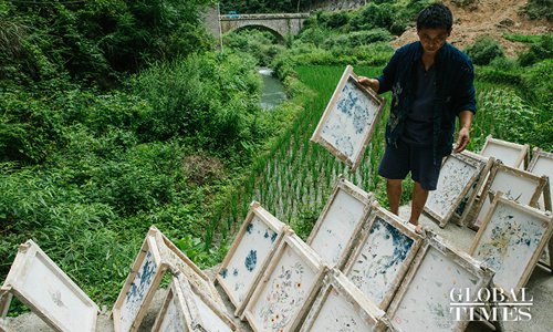 Traditional paper making in combination with cultural innovation in ...