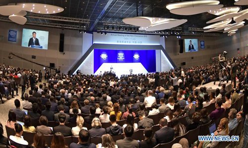 Opening plenary of Summer Davos held in Dalian - Global Times
