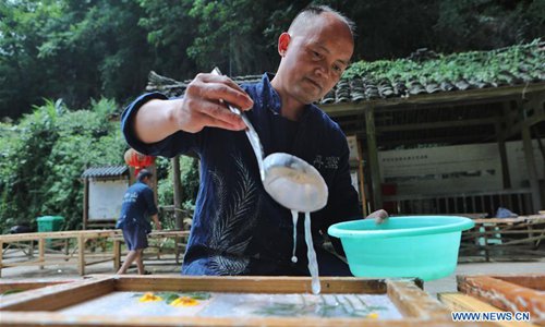 Traditional paper making in combination with cultural innovation in ...