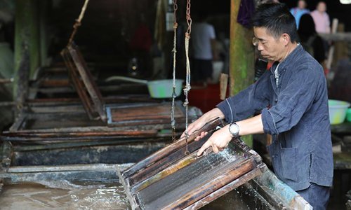 Traditional paper making in combination with cultural innovation in ...