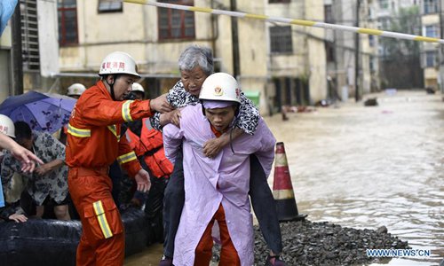 Intensive rainfall hits China's Fujian - Global Times