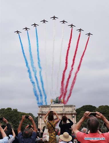 Annual Bastille Day military parade held in Paris, France - Global Times