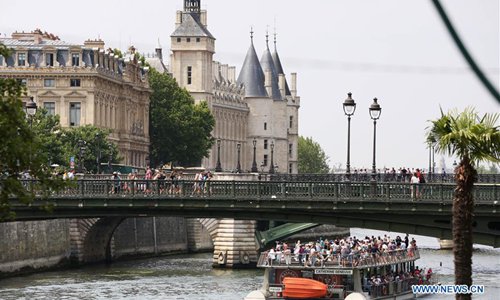 Annual Paris Plage event held at banks of River Seine - Global Times