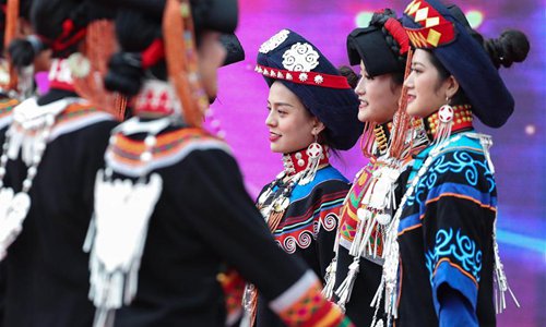 Beauty pageant of Yi ethnic group held in SW China's Sichuan - Global Times