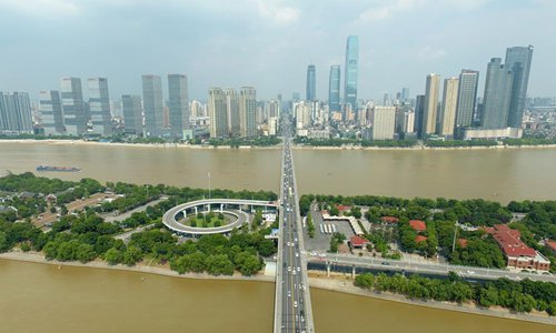 Juzizhou scenic spot in China's Hunan reopens to public after flood ...