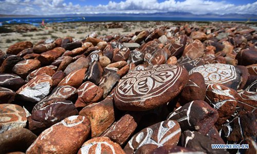 Scenery of Mapam Yumco Lake in southwest China's Tibet - Global Times