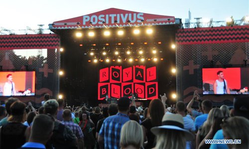 Positivus festival held in coastal town of Salacgriva, Latvia - Global ...