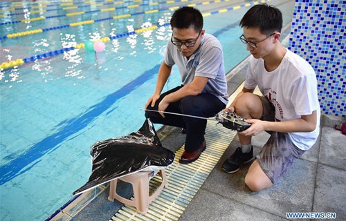 Chinese researchers develope biomimetic robot in shape of manta ray in ...