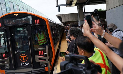 New subway cars built by Chinese company start operation in US Boston ...