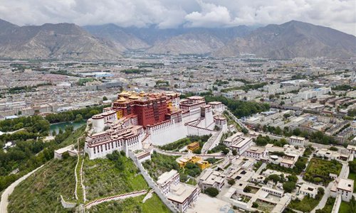 Stunning aerial shots display captivating sceneries of Lhasa, China's ...
