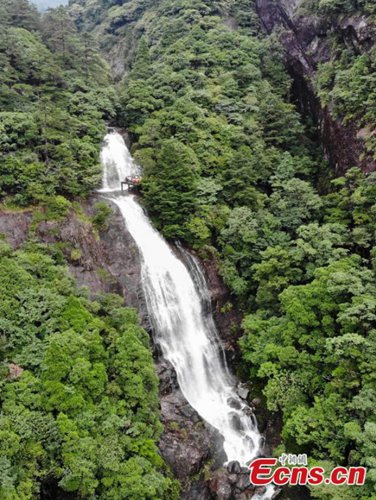 New restaurant beside waterfall opens in Zhejiang - Global Times