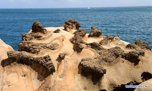 Scenery of rocks near Yehliu Geopark in SE China's Taiwan - Global Times