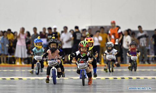 Balance Bike Riders' Asian Championship held in south China's Hainan ...
