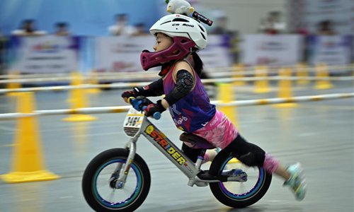 Balance Bike Riders' Asian Championship held in south China's Hainan ...