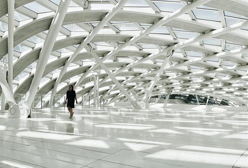 Inside building of Phoenix Center in Beijing - Global Times
