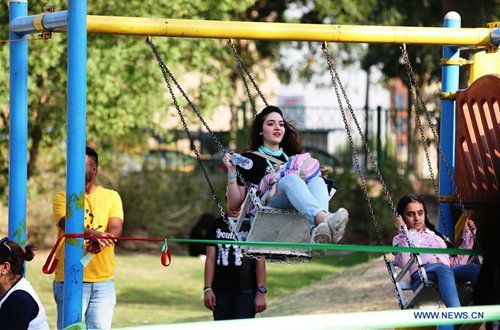 Iraqis attend 9th edition of annual Baghdad City of Peace Carnival ...