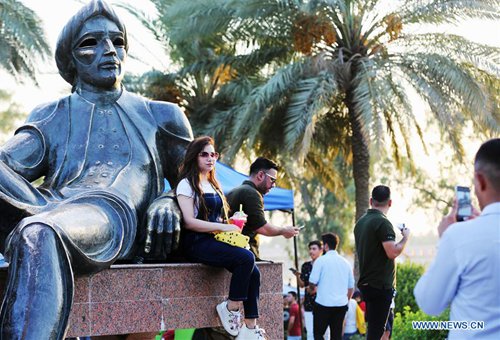 Iraqis attend 9th edition of annual Baghdad City of Peace Carnival ...