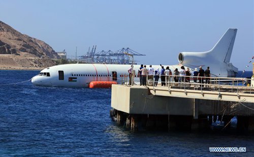 ASEZA in Jordan sinks disused commercial aircraft to help boost marine ...