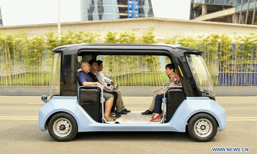 Experience event for 5G self-driving cars held in SW China's Chongqing ...