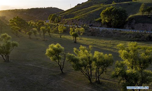 Yan'an in NW China's Shaanxi sees landscape improve greatly - Global Times