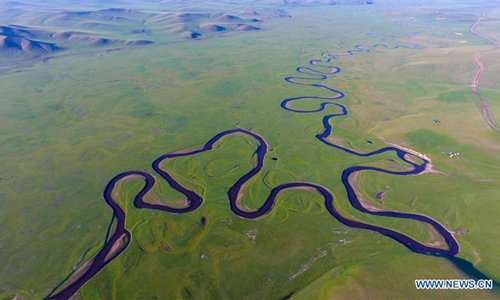 Aerial view of Hulunbuir in China's Inner Mongolia - Global Times