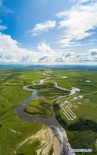 Aerial view of Hulunbuir in China's Inner Mongolia - Global Times