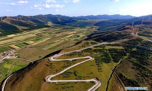 Autumn scenery of Bashang area in north China's Hebei - Global Times