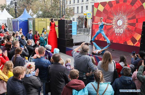 Circus Arts Festival held in Moscow, Russia - Global Times