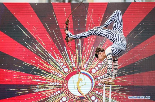 Circus Arts Festival held in Moscow, Russia - Global Times