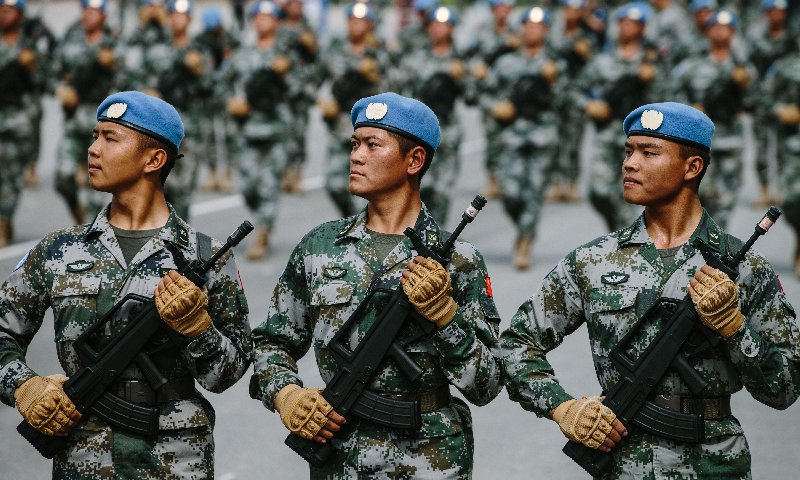 Chinese Military Parade Training