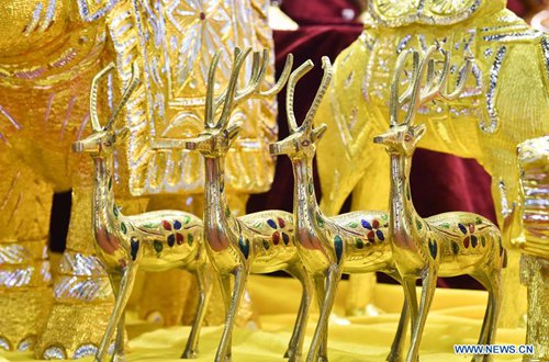 Handicrafts exhibited during 16th China-ASEAN Expo in China's Nanning ...