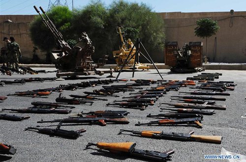 Syrian army finds US, Israeli-made weapons in southern region - Global ...