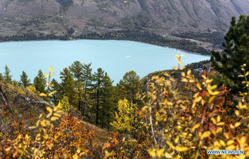 Scenery of Kanas scenic spot of Altay, northwest China's Xinjiang ...